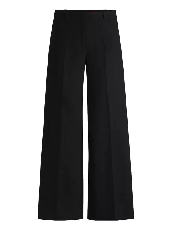 Hugo High-waisted Trousers - Black