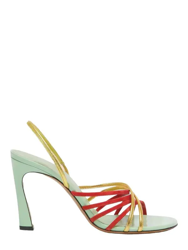 Marni Leather Sandals - Red