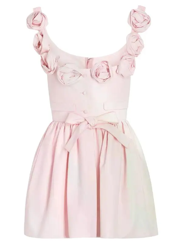 Giambattista Valli Cotton Mini Dress - Pink