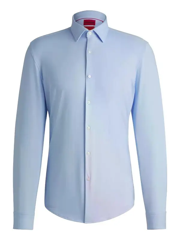 Hugo Poplin Shirt - Blue