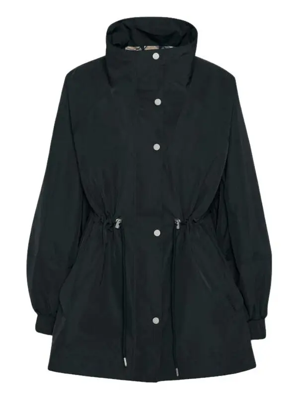 Barbour Suri Showerproof Jacket - Black/safari Dress Tartan