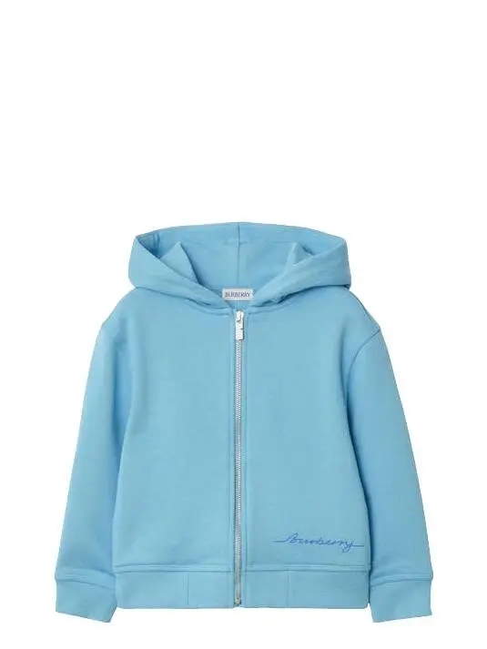Burberry Cotton Zip Hoodie - Lizard