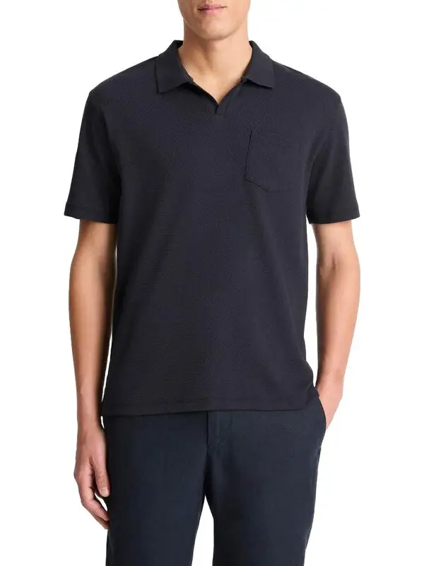 Vince Johnny Collar Polo - Coastal