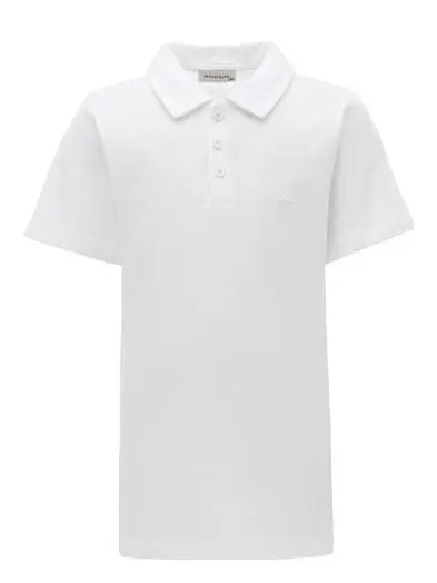 MOUSTACHE Solid Polo Shirt - White