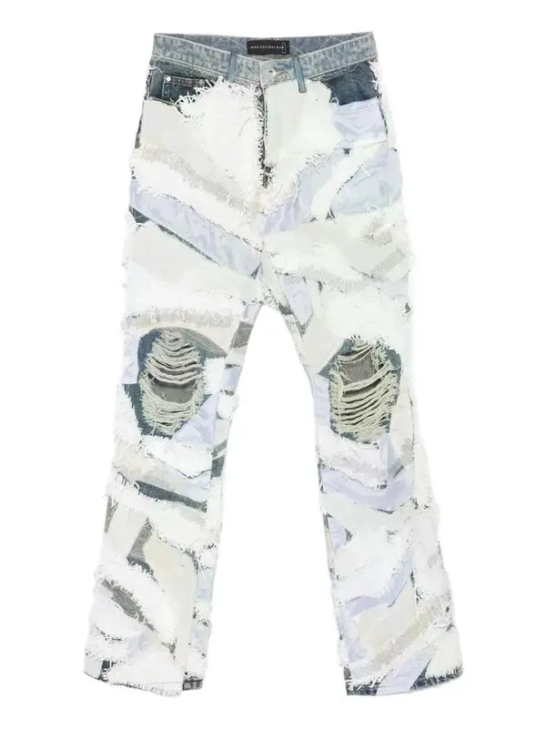 WHO DECIDES WAR BY EV BRAVADO Beach Sand Jeans - White