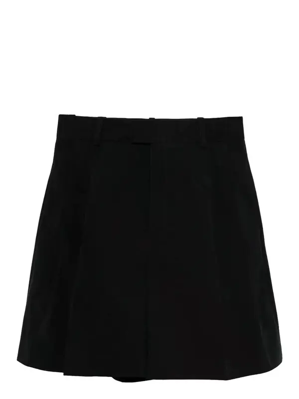 JIL SANDER Cotton Shorts - Black