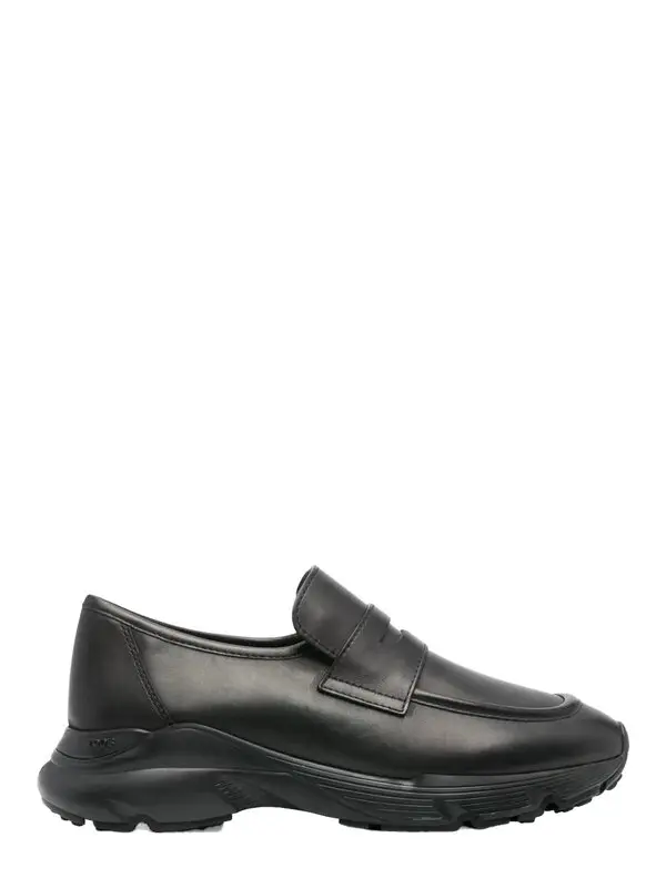 TOD'S Leather Loafers - Black