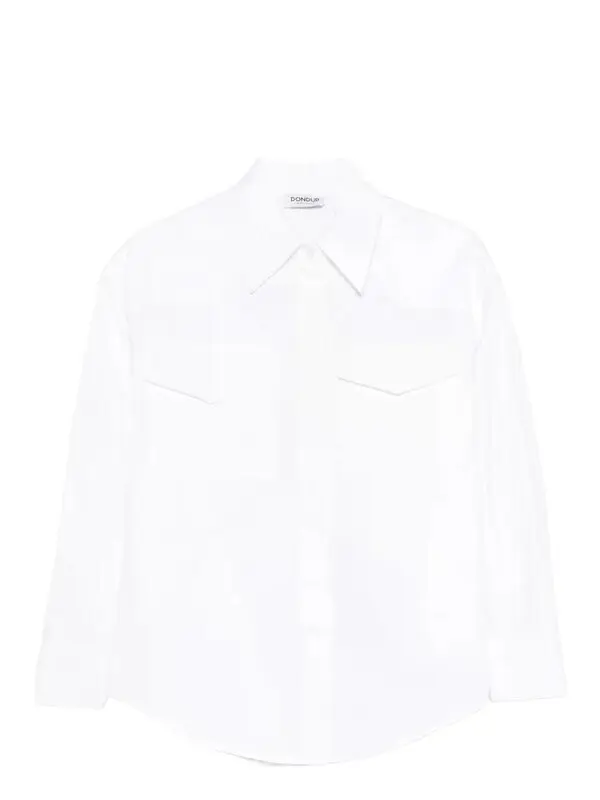 DONDUP Embroidered Shirt - White