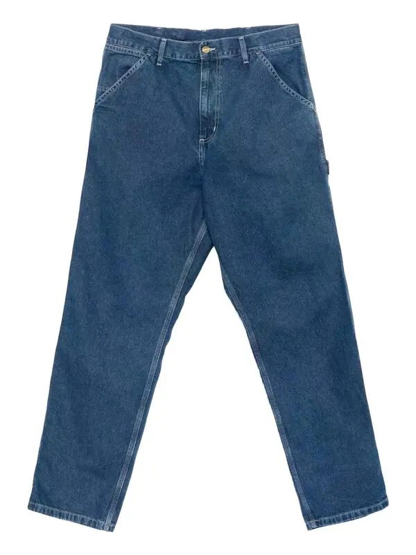 Carhartt Work In Progress Single Knee Jeans - Blue