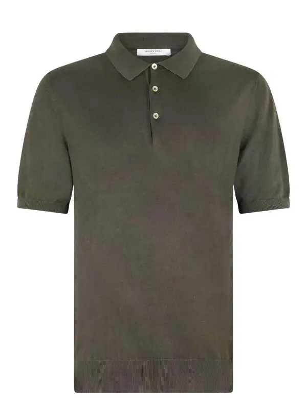 Boglioli Cotton Polo Shirt - Brown