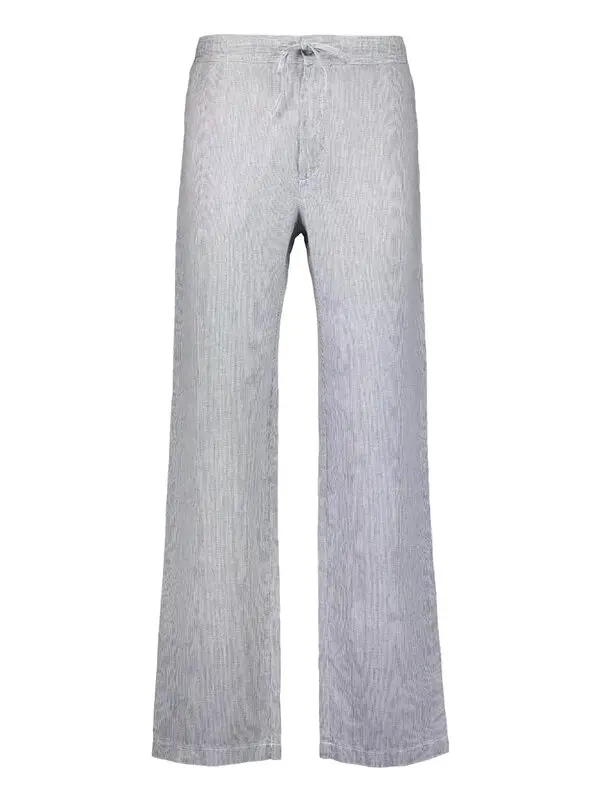 120% Lino Linen Trousers - Grey