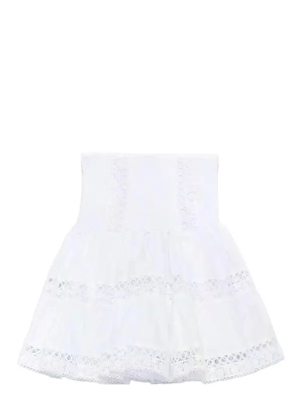 Charo Ruiz Ibiza Hortens Mini Skirt - White