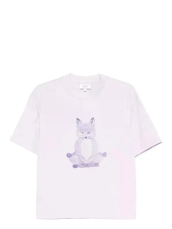 Maison Kitsuné Yoga Fox T-shirt - Purple