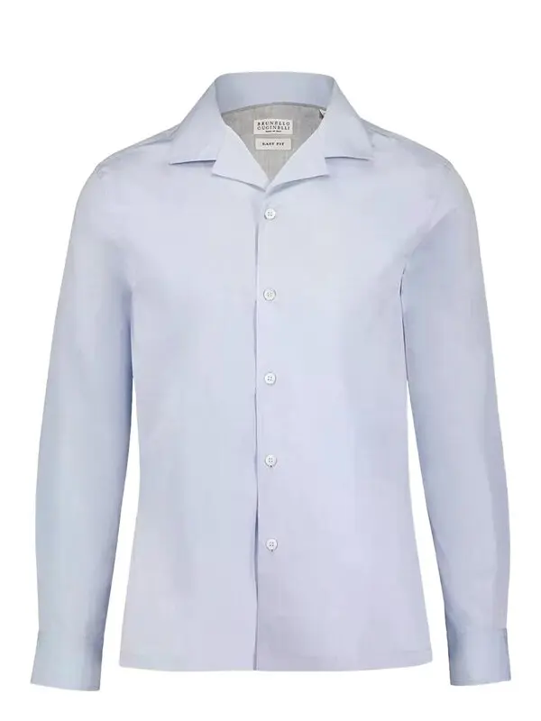 Brunello Cucinelli Cotton Shirt - Blue
