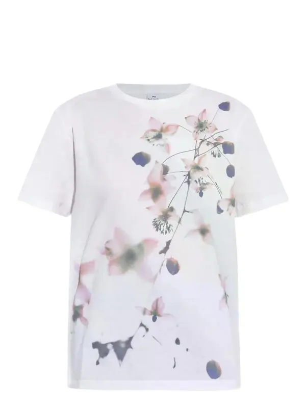 Paul Smith Floral-print T-shirt - White