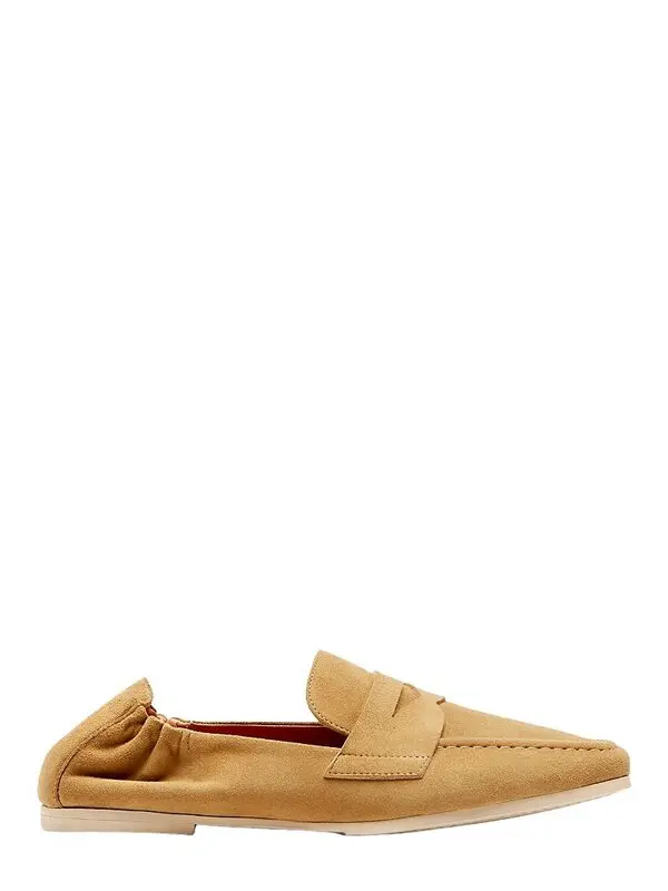La Canadienne Kitson Loafers In Suede - Tobacco