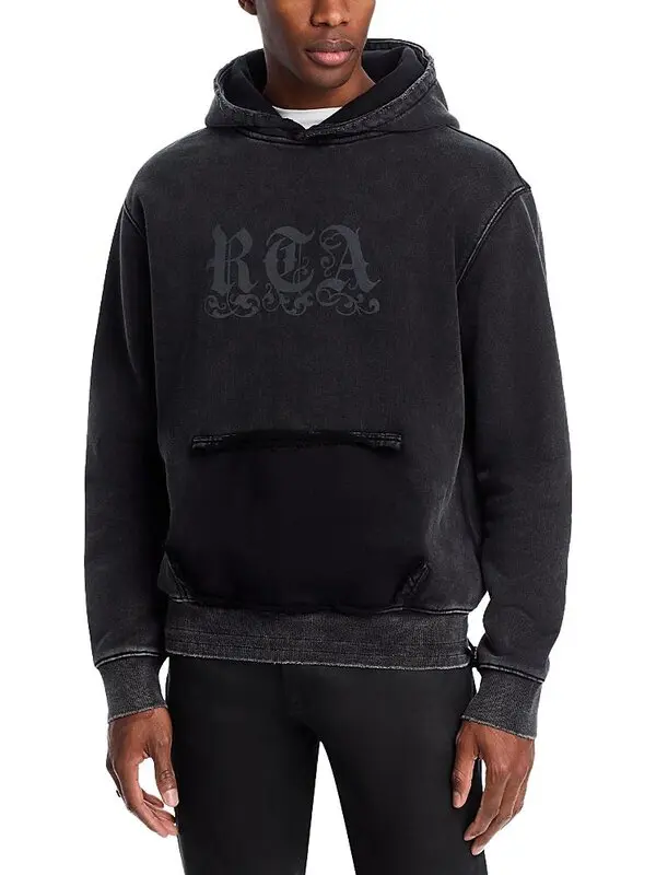 RtA Relaxed Fit Purgatory Hoodie - Black