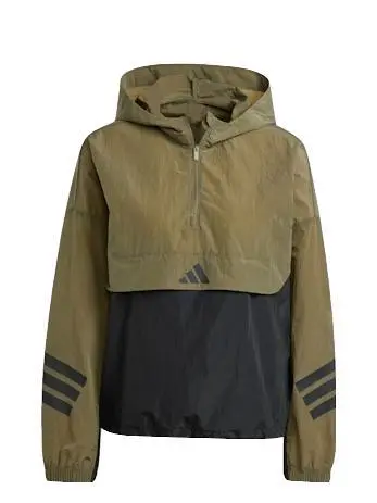 Adidas Future Icons 3stripes Windbreaker - Olive Strata