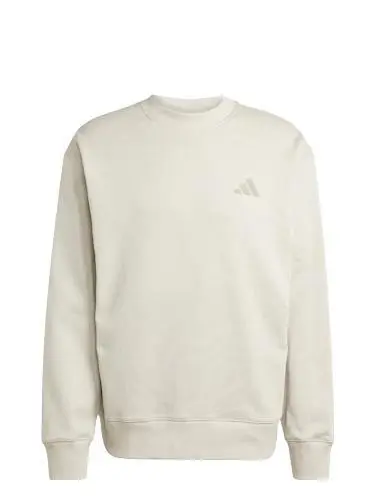 Adidas Mercedes Amg Petronas Formula Team Premium Sweat Top - Beige/putty Beige