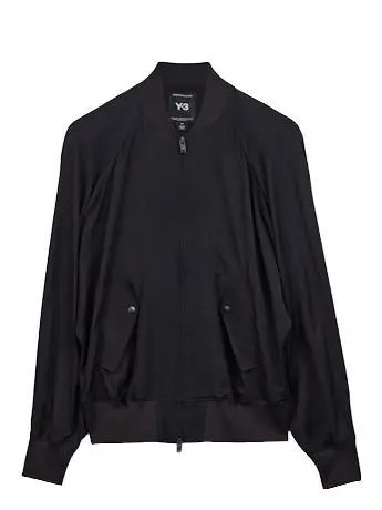 Adidas Y3 Rayon Twill Track Top - Black