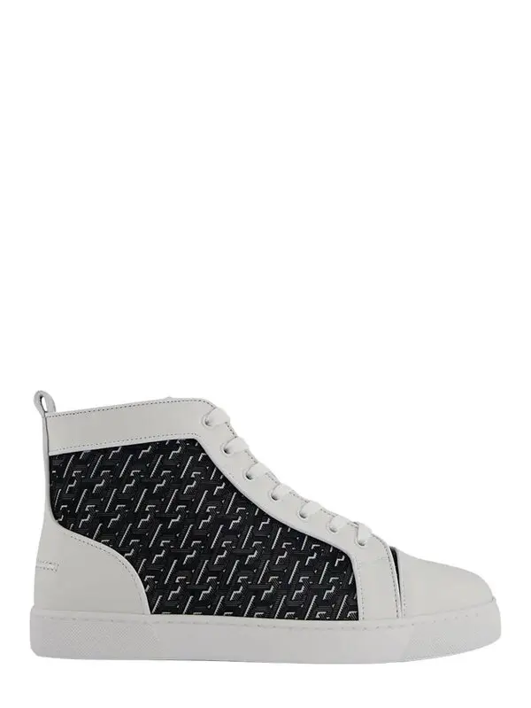 CHRISTIAN LOUBOUTIN Louis Orlato High-top Sneakers - White/black