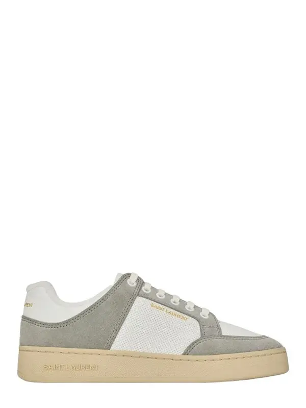 Saint Laurent Sl/61 Low-top Sneakers - Blanc Optique/paris Roof
