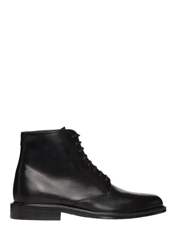 Saint Laurent Army 20 Lace-up Boots - Black