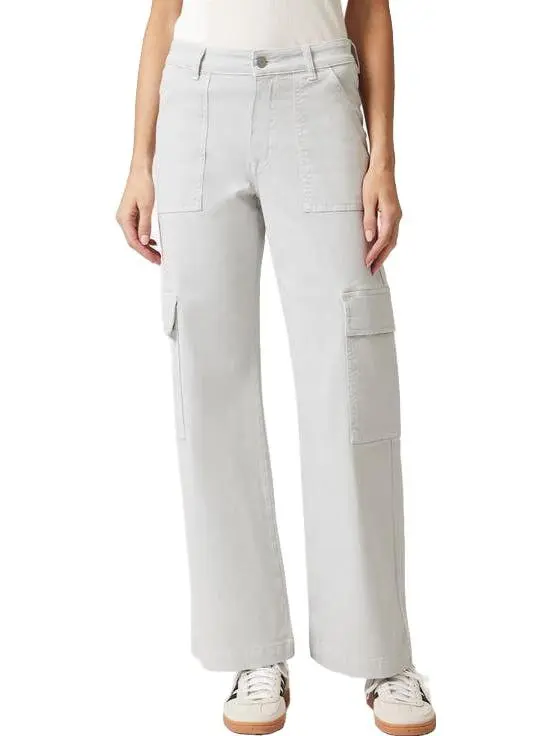 MAVI Alva High-waist Cargo Pants - Ivory Casual Twill