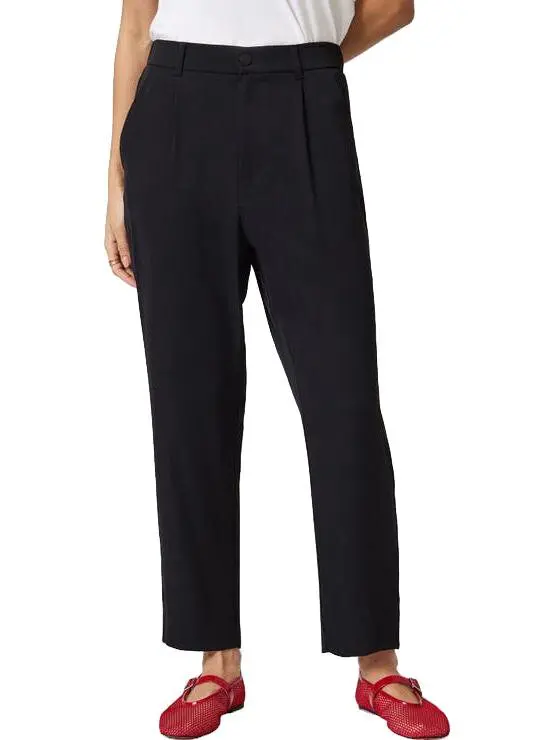 MAVI Crop Straight-leg Pants - Black