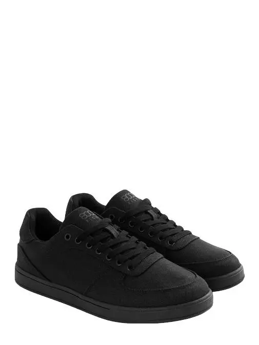 8000KICKS Hemp Upper Sneakers - Full Black