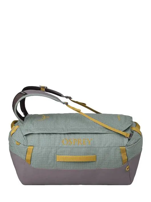 OSPREY Transporter 65-liter Duffle Luggage - Frosty Mint/soundwave Grey