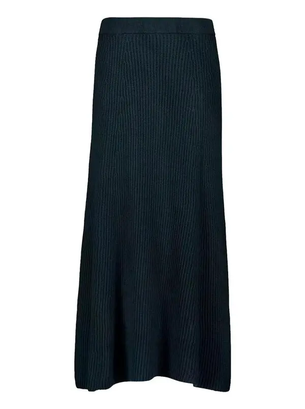 Zimmermann Wool Ribbed Skirt - Green