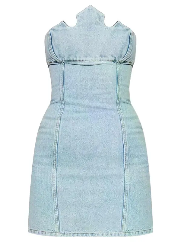 Coperni Denim Mini Dress - Blue