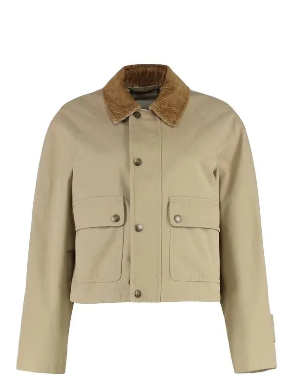 Burberry Button Jacket - Beige