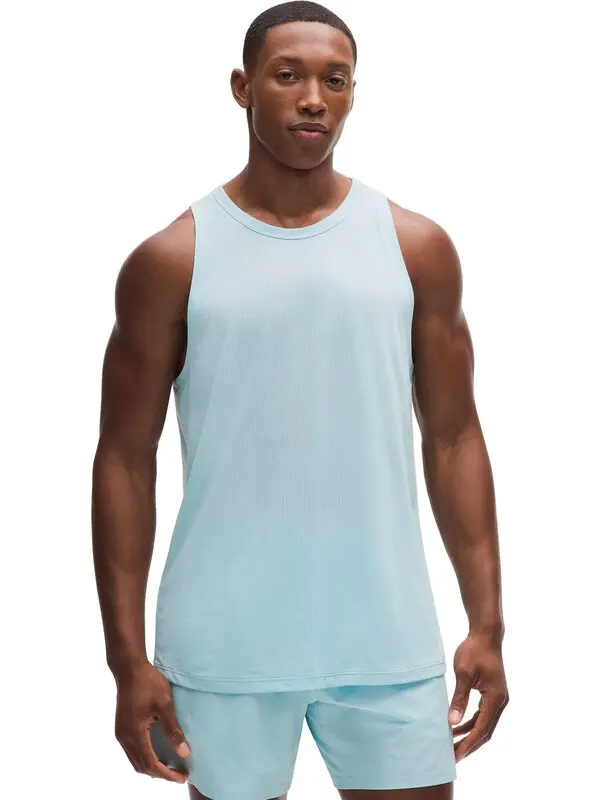 Lululemon Mile Maker Lightweight Tank - Heathered Foam Cloud