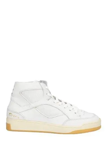 MJUS High-top Leather Sneakers - White