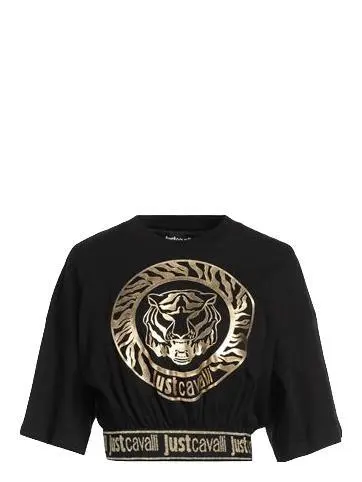Just Cavalli Logo-print T-shirt - Black
