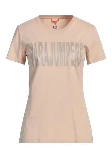 PARAJUMPERS Logo-print Cotton T-shirt - Beige