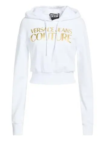 Versace Sweatshirt In Cotton And Elastane - White