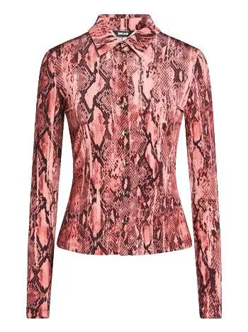 Just Cavalli Snakeskin-print Shirt - Pink