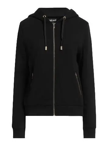 Just Cavalli French Terry Zip-up Hoodie - Black