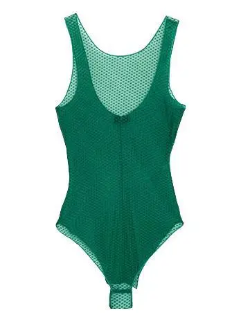 Elisabetta Franchi Lace Bodysuit - Green