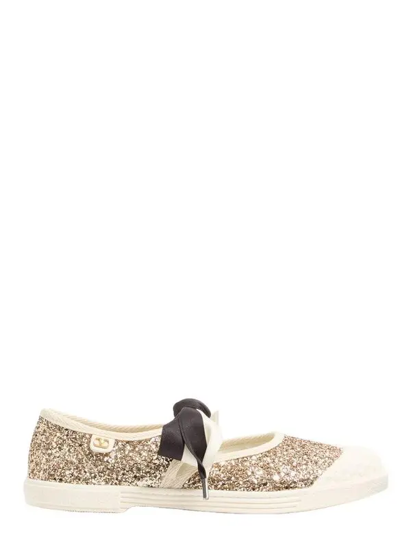 Valentino Garavani Bay Bay Ballerina Trainer - Gold/ivory
