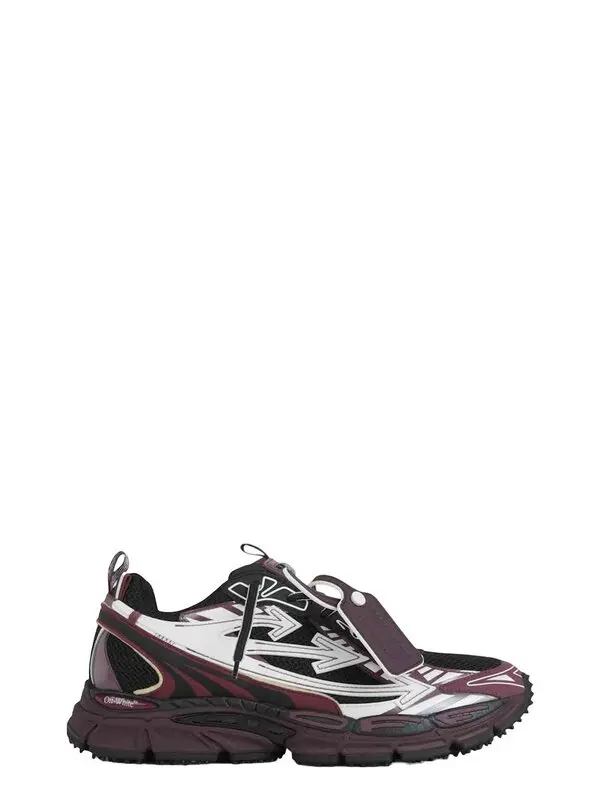 Off-White Be Right Back" Sneakers - Burgundy