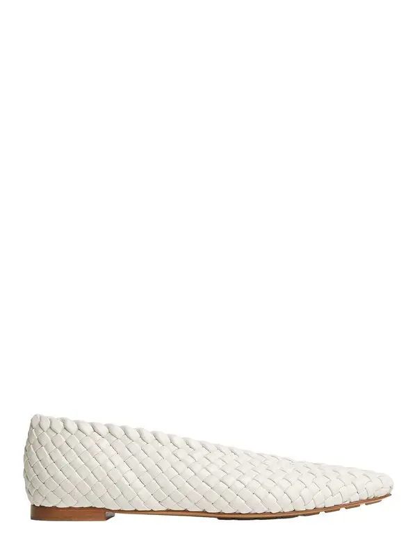 Bottega Veneta Sofia Ballerina - White