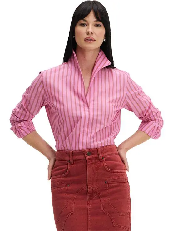 SARAH ALEXANDRA Signature: Cherry Blossom Shirt - Stripe