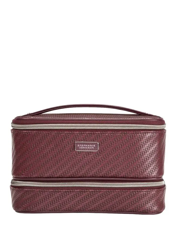 Stephanie Johnson Rosewood Ruby Royale Jenny Train Case - Purple