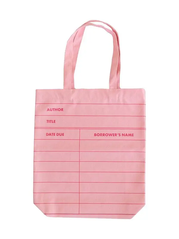 JOLLITY & CO Book Club Library Small Canvas Tote Bag - Assorted Pre-pack