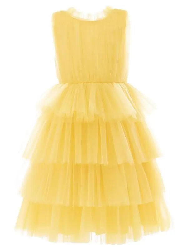 TULLEEN Farvue Tiered Dress - Yellow