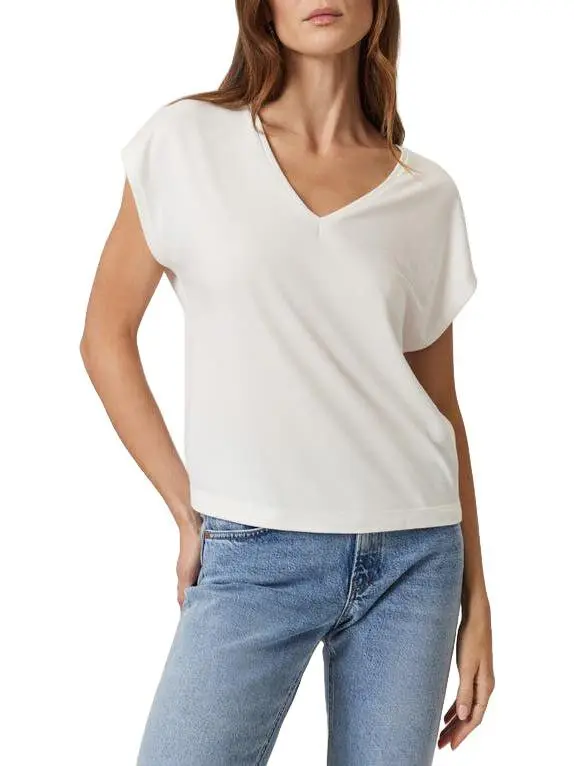 MAVI Dolman Sleeve V-neck Top - Antique White